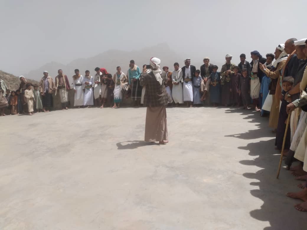وقفات في ريمة للتنديد بجرائم العدوان وتدشيناً لحملة إعصار اليمن سبأنت