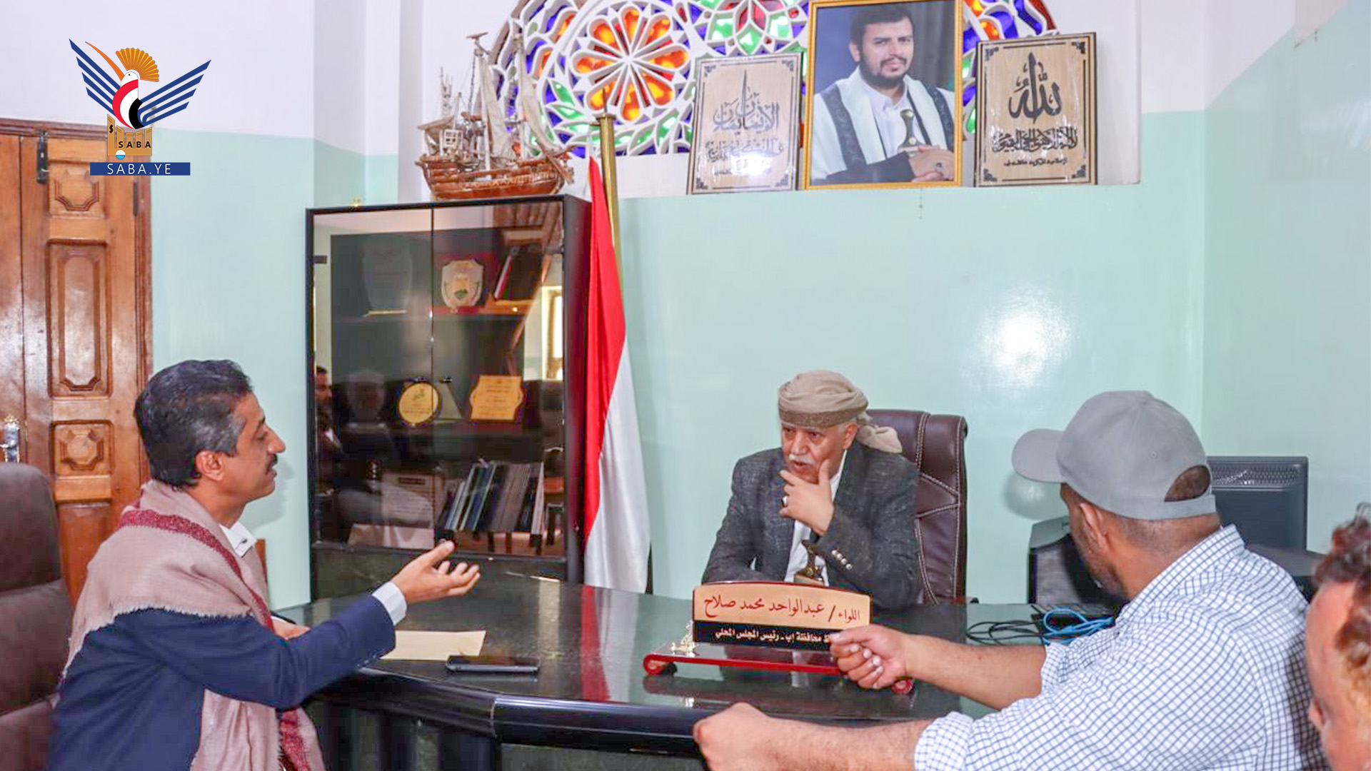 مناقشة أداء وتنفيذ مشاريع مؤسسة الاتصالات بمحافظة إب سبأنت وكالة سبأ