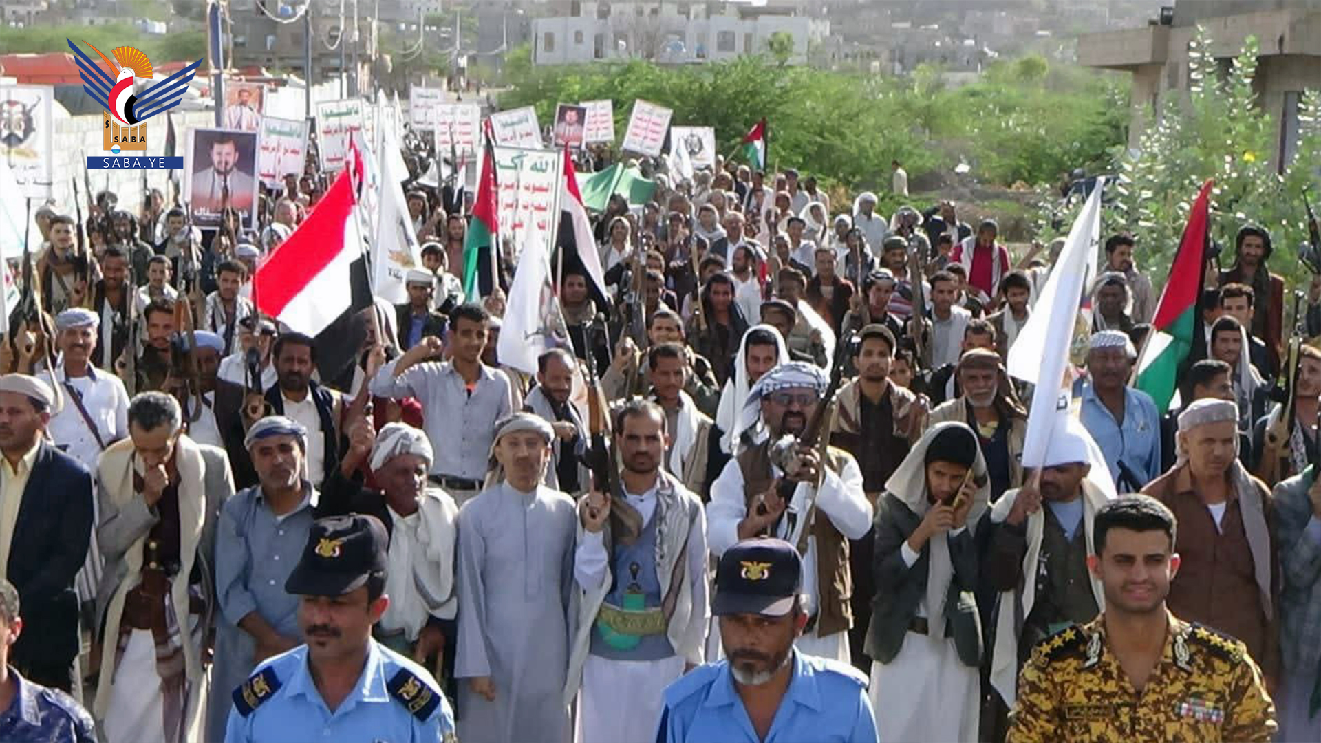 لحج مديرية القبيطة تشهد مسيرة حاشدة مساندة للشعب الفلسطيني سبأنت