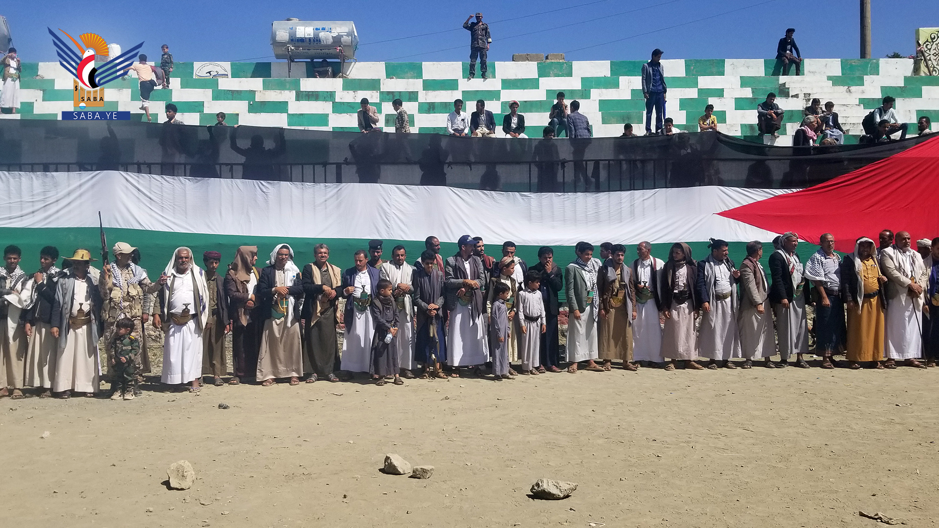 قبائل حجة تؤكد دعمها للشعب الفلسطيني ومباركتها لعملية طوفان الأقصى