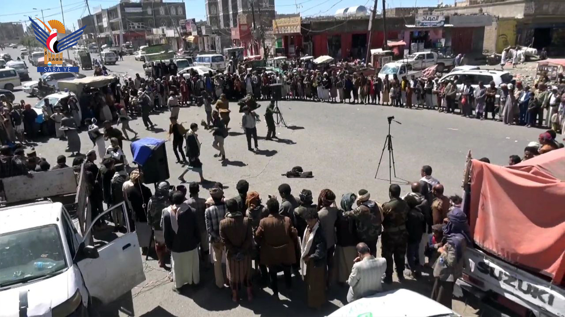 وقفتان في محافظة ذمار تأييداً لعملية طوفان الأقصى سبأنت وكالة سبأ