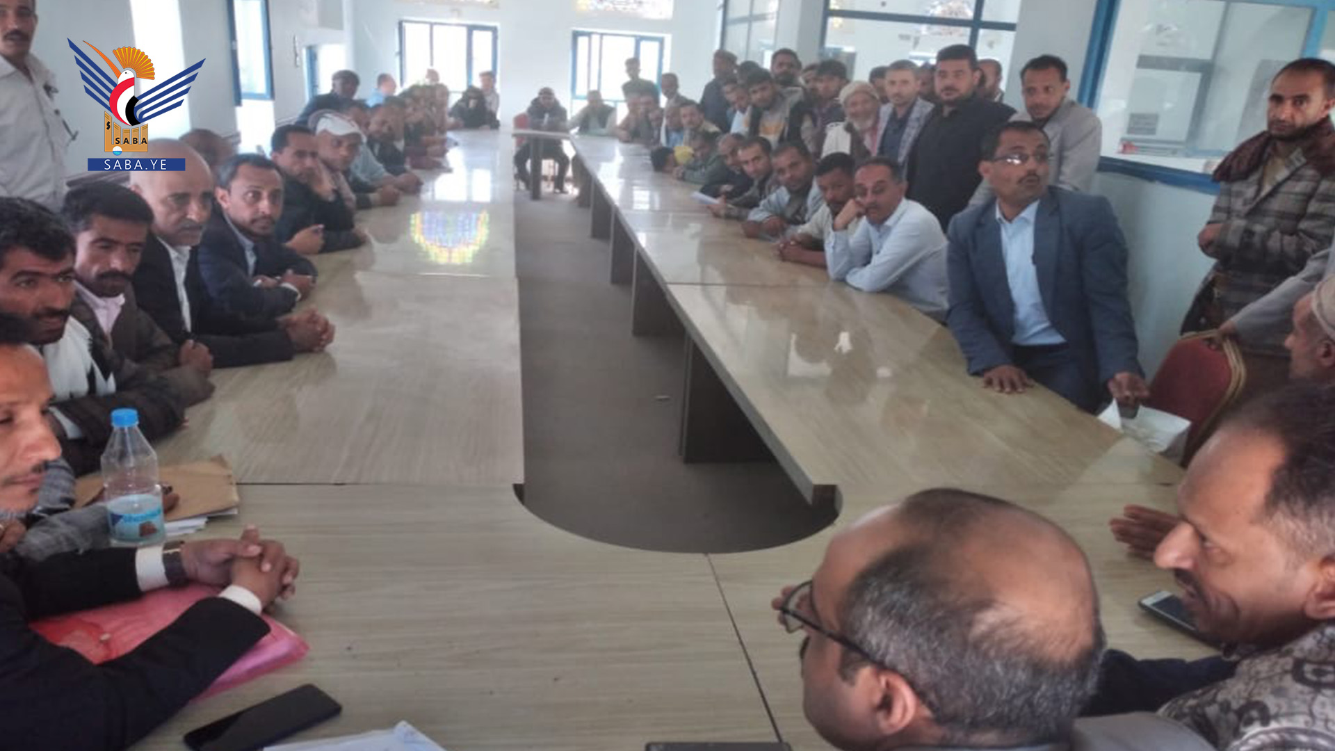 مناقشة سبل تحسين خدمات النظافة في إب سبأنت وكالة سبأ