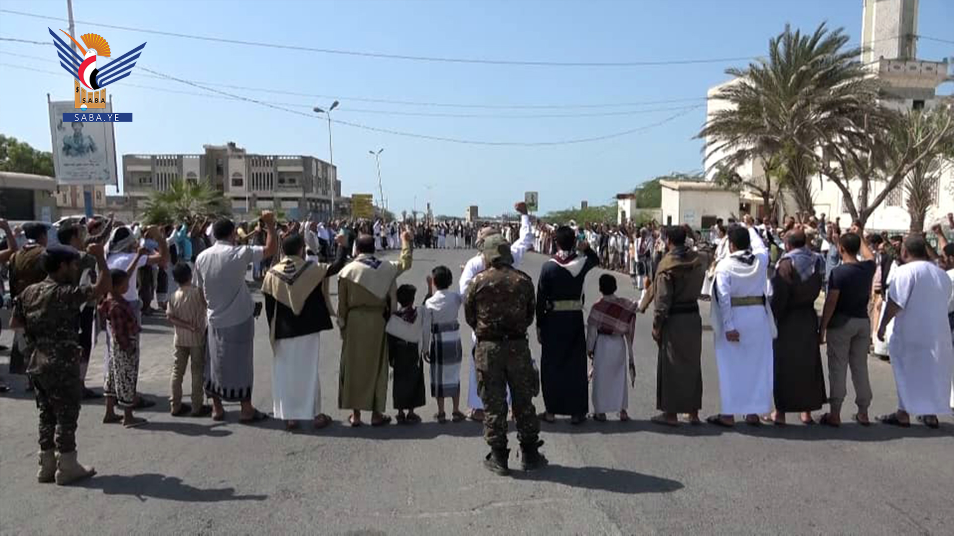 وقفات احتجاجية في الحديدة للتنديد بجرائم النظام السعودي سبأنت وكالة سبأ